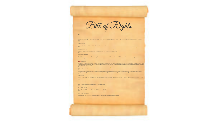 Bill of Rights by Kiley Espineira on Prezi