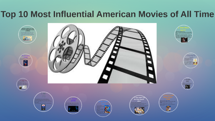 Top 10 Most Influential American Movies of All Time by Katie Ulrich on ...