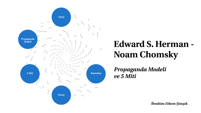 Edward S. Herman - Noam Chomsky Propaganda Modeli ve 5 Miti by Ibrahim ...