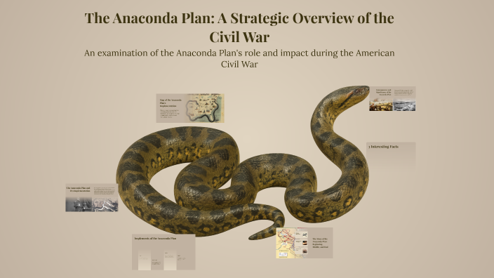The Anaconda Plan: A Strategic Overview of the Civil War by Xander ...