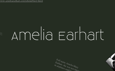 Amelia Earhart by Megan Kraintz on Prezi