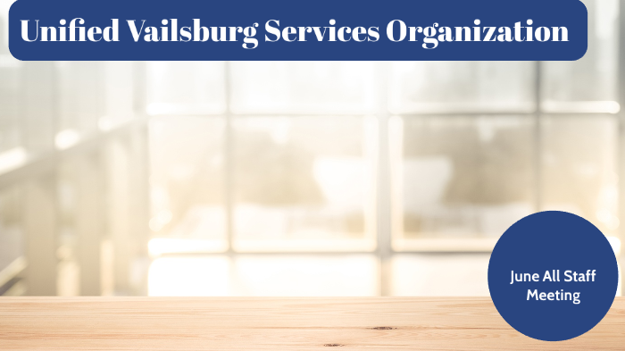UVSO All Staff Meeting by Unified Vailsburg Services Organization on Prezi