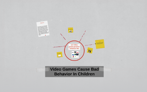 Video Games Cause Bad Behavior In Children by Kaylee Cissell on Prezi