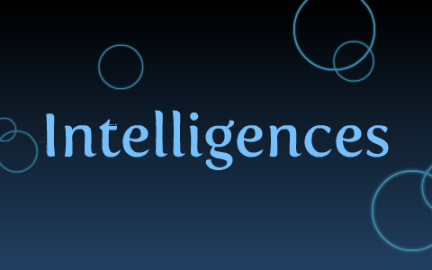 Intelligences by Isabelle Simoneau on Prezi