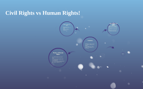 Civil Rights vs Human Rights! by Joe Santifer on Prezi