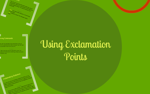 How to Use an Exclamation Point by M. Pry on Prezi