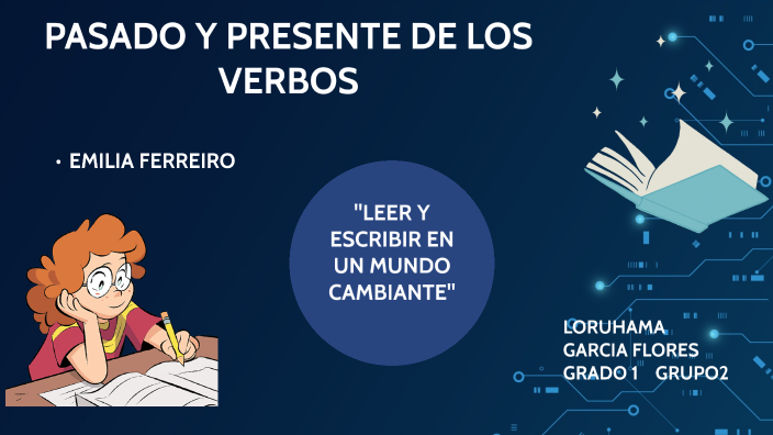 Pasado y presente de los verbos by loruhama Garcia on Prezi