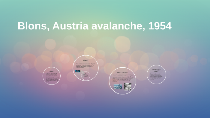 Blons, Austria avalanche, 1954 by Taylor R on Prezi