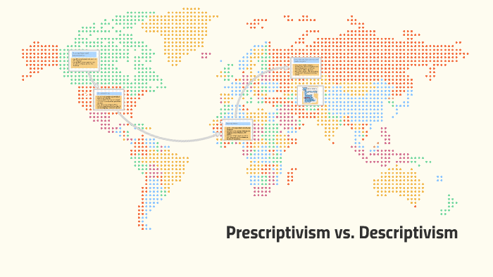 Prescriptivism and Descriptivism by on Prezi