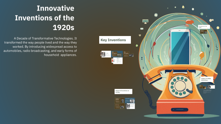 Innovative Inventions of the 1920s by Jacee Mattox on Prezi