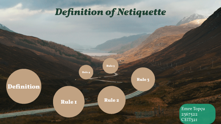 Definition of Netiquette by Emre TOPÇU on Prezi