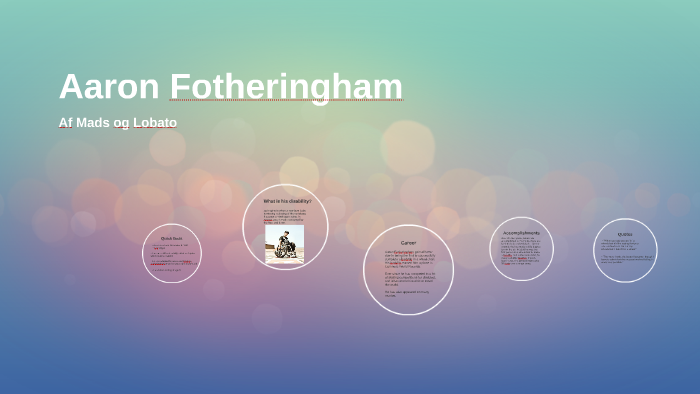 Aaron Fotheringham by Mads Mikkelsen on Prezi