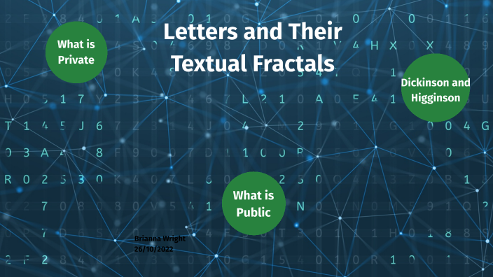 Letters and Their Textual Fractals by Brianna Wright on Prezi