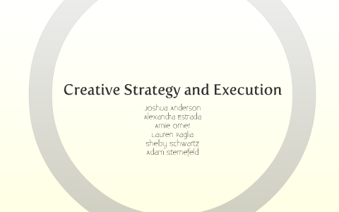 Module 6: Creative Strategy and Execution by Alexandra Estrada on Prezi