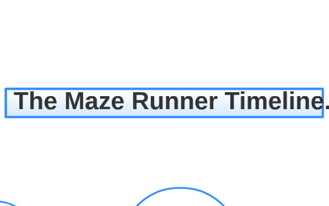 The Maze runner Timeline. by Vernon Crafter on Prezi
