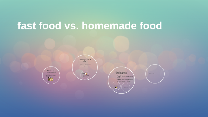 fast food vs. homemade food by janae solis on Prezi