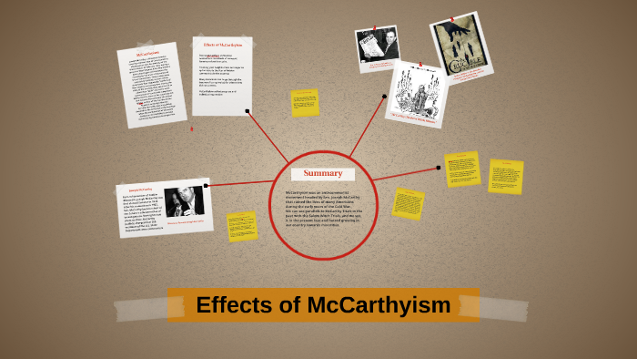 Effects of McCarthyism by Mackenzie Steger on Prezi