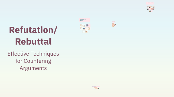 Rebuttal Strategies by Chloe Fong on Prezi