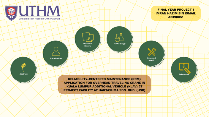 RELIABILITY-CENTERED MAINTENANCE (RCM) APPLICATION FOR OVERHEAD ...