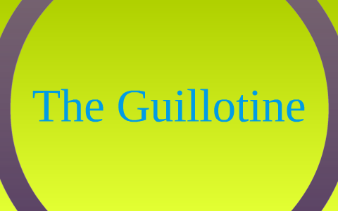 Guillotine by Will Gordon