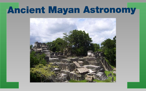 Mayan Astronomy Sticks