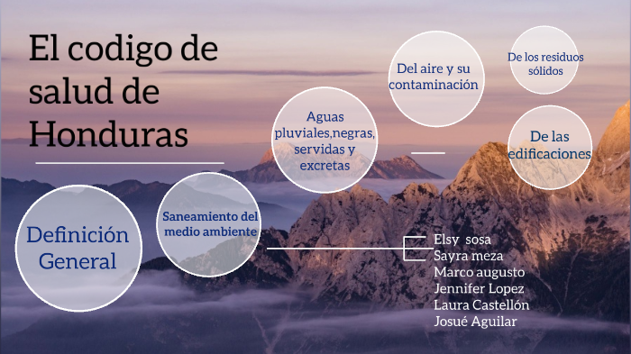 codigo de la salud en honduras by Jennifer Monje on Prezi