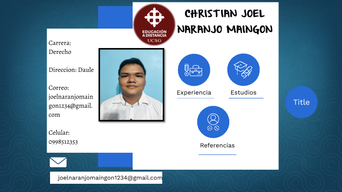 MI HOJA DE VIDA DIGITAL by Christian M. on Prezi