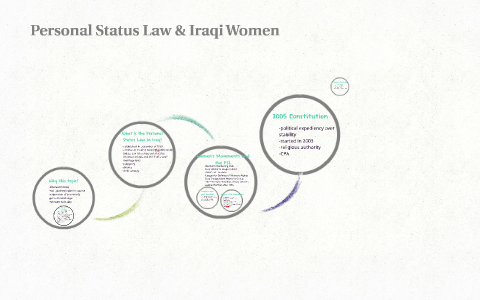 Personal Status Law & Iraqi Women by Taylor Raymond on Prezi