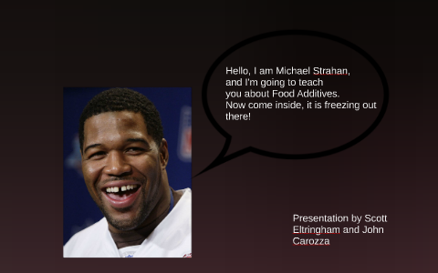 Hello, I am Michael Strahan, by Scott Eltringham on Prezi