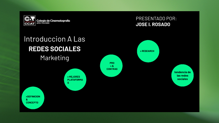 introducción a las redes sociales by JOSE ISAAC ROSADO CINTRON on Prezi