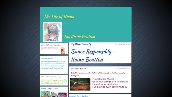 The Life of Itiana by Itiana Brutton on Prezi