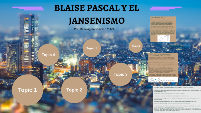 BLAISE PASCAL Y EL JANSENISMO by María Aguilar García on Prezi