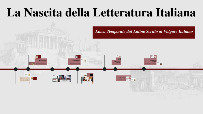 La Nascita della Letteratura Italiana by margherita nistri on Prezi