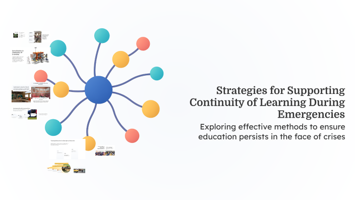 Strategies for Supporting Continuity of Learning During Emergencies by ...