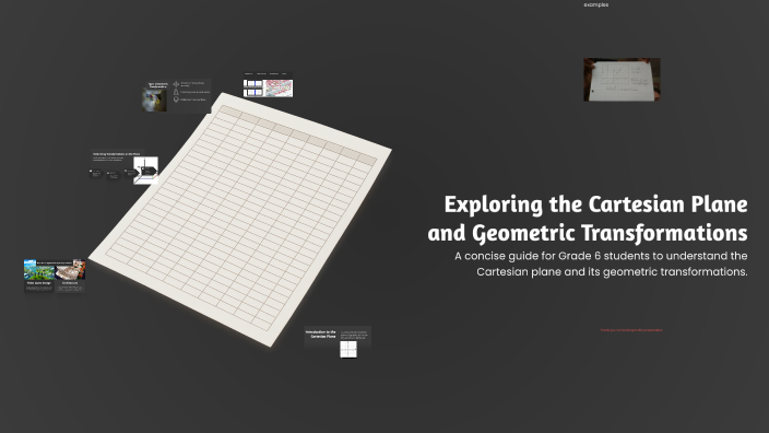 Exploring the Cartesian Plane and Geometric Transformations by arju8730 ...