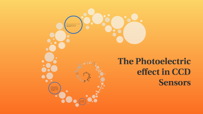 The Photoelectric effect in CCD Sensors by George Burns on Prezi