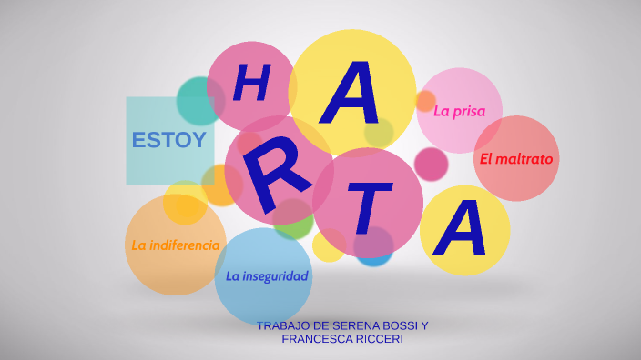 ESTOY HARTA DE... by Serena Bossi on Prezi