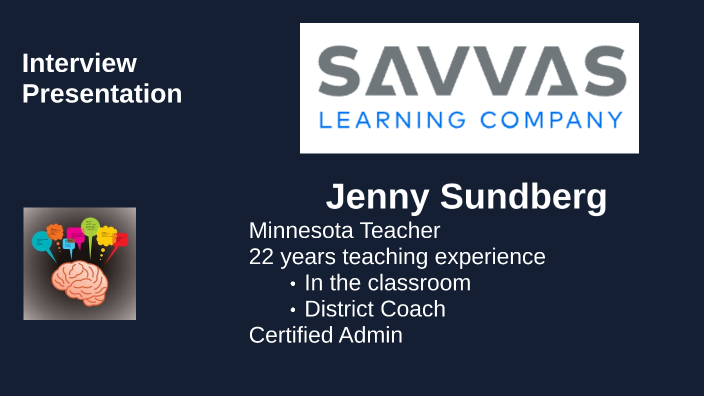 Savvas Interview by Jenny Sundberg on Prezi