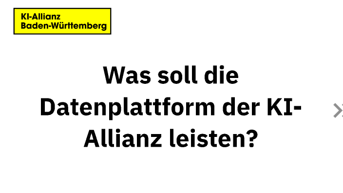 KI-Allianz Datenplattform by Sara Mohamed Hany GABER ZAKY on Prezi