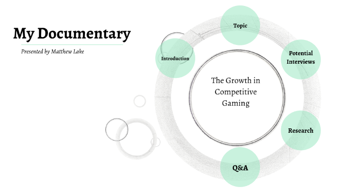 Competitive gaming Documentary by Matthew Lake on Prezi