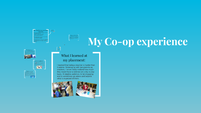 My Co-op experience by Charlotte Lamb on Prezi