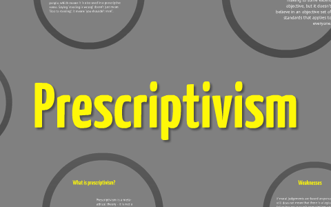 Prescriptivism by Oliver Finn on Prezi