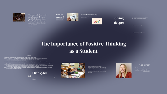 The Importance of Positive Thinking as a Student and How Reframing ...