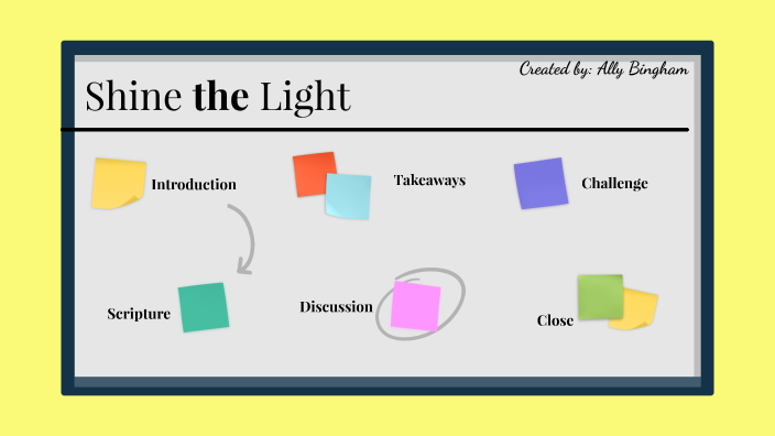 Shine the Light- Youth Ministry Lesson Plan by Ally Bingham on Prezi