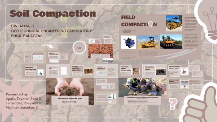 Soil Compaction Experiment by Jonathan Mahinay on Prezi