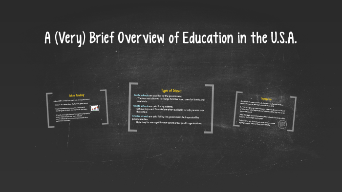 (Very) Brief History of Education in the U.S.A. by Nanda Warren on Prezi