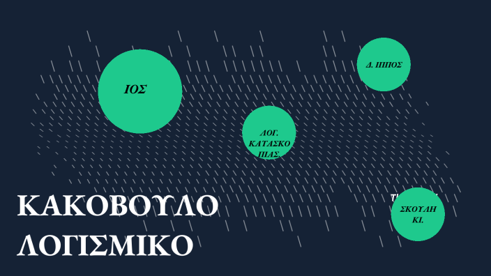 ΚΑΚΟΒΟΥΛΟ ΛΟΓΙΣΜΙΚΟ by Giota Mavrogianni on Prezi