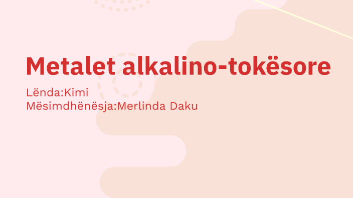 Metalet alkalino-tokësore by anisa riga on Prezi