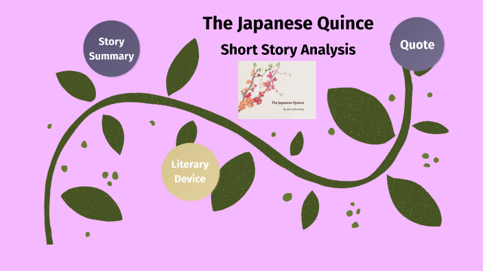 LIT11 - "The Japanese Quince" Short Story Evaluation by Crystal Wen on ...