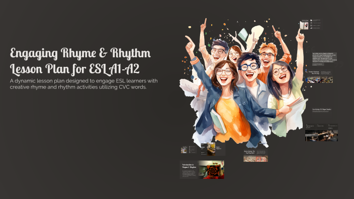 Engaging Rhyme & Rhythm Lesson Plan for ESL A1-A2 by Claudia Noriega ...